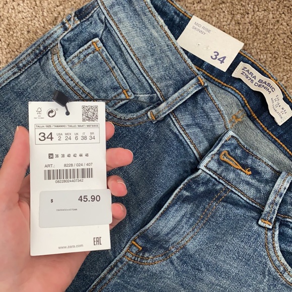 Zara | Jeans | Zara Basic Denim | Poshmark